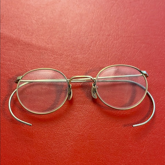Accessories | Vintage Round Wire Eyeglasses 11 12k Gold Filled Kgf ...